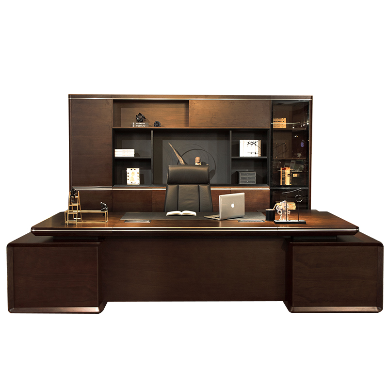 Luxury ceo manager office table mdf wooden executive desk