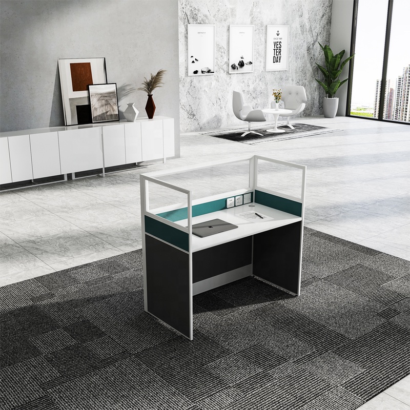 European-style design office space aluminum partition office cubicle ...