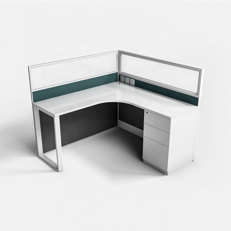European-style design office space aluminum partition office cubicle ...