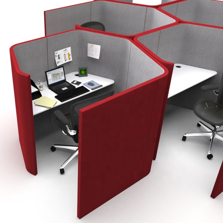 Private office booth modern office workstations modular partition