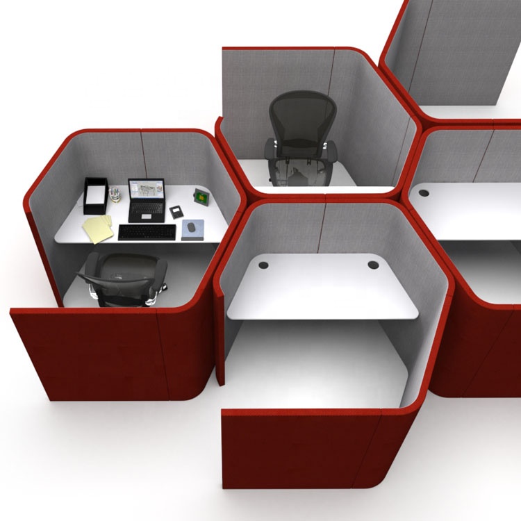 Private office booth modern office workstations modular partition